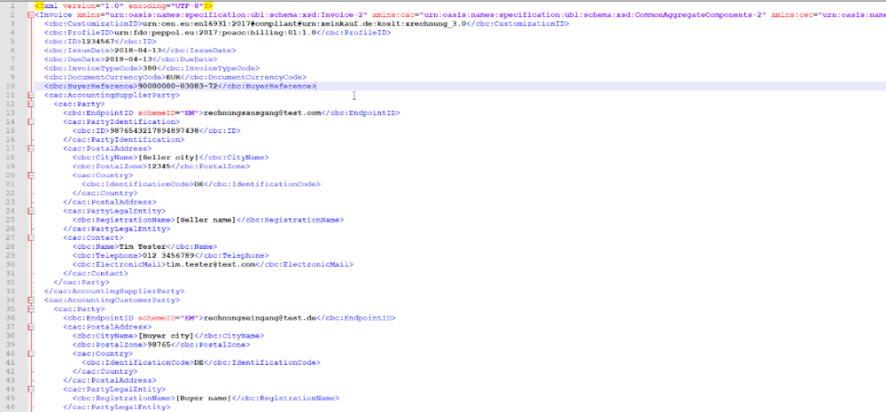 JasperServer / Export Report as Custom XML / XRechnung / ZugFerd ...