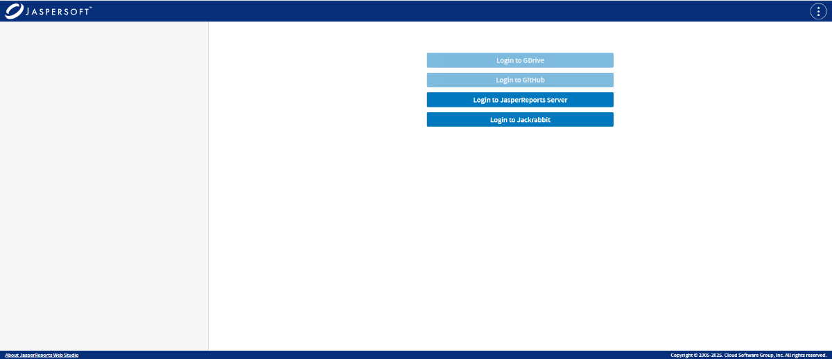 JasperReports Web Studio - Getting Started - Getting Started ...