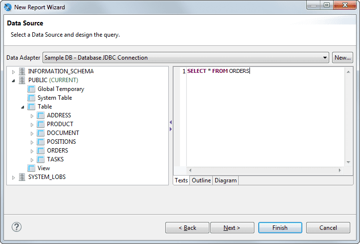 Creating a New Report - 10.0.0 - Jaspersoft Community