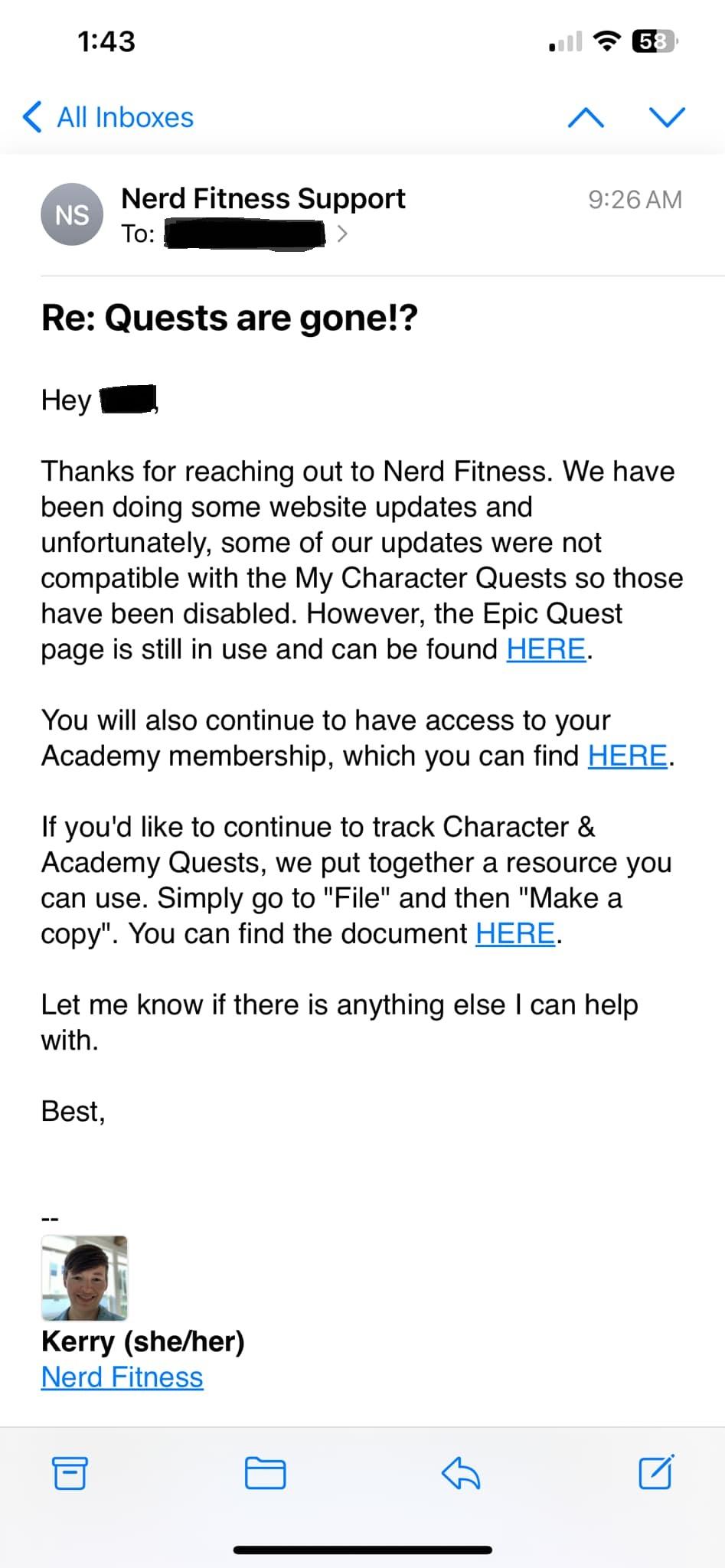 Nerd Fitness Character Page - The Oracle - Help, FAQ, and Suggestions ...
