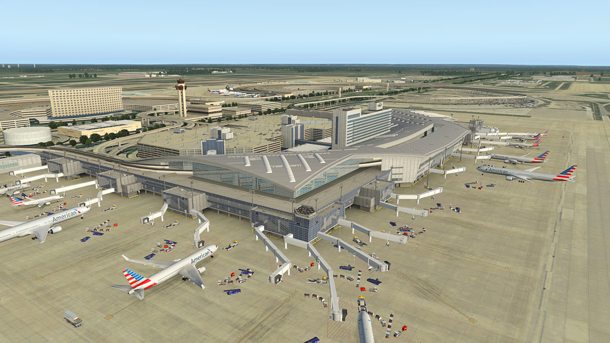 Scenery Review : KDFW Dallas Fort Worth by Aerosoft - Payware Airports ...