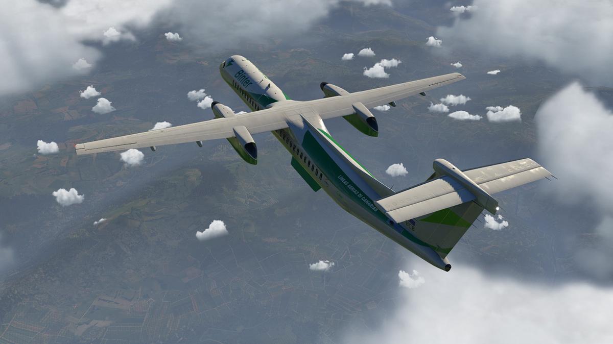 Aircraft Update : Dash 8 Q400 Legacy by FlyJSim - Airliners Reviews - X ...