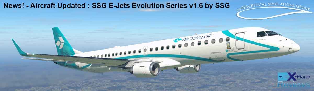 News! - Aircraft Updated : SSG E-Jets Evolution Series v1.6 by SSG ...
