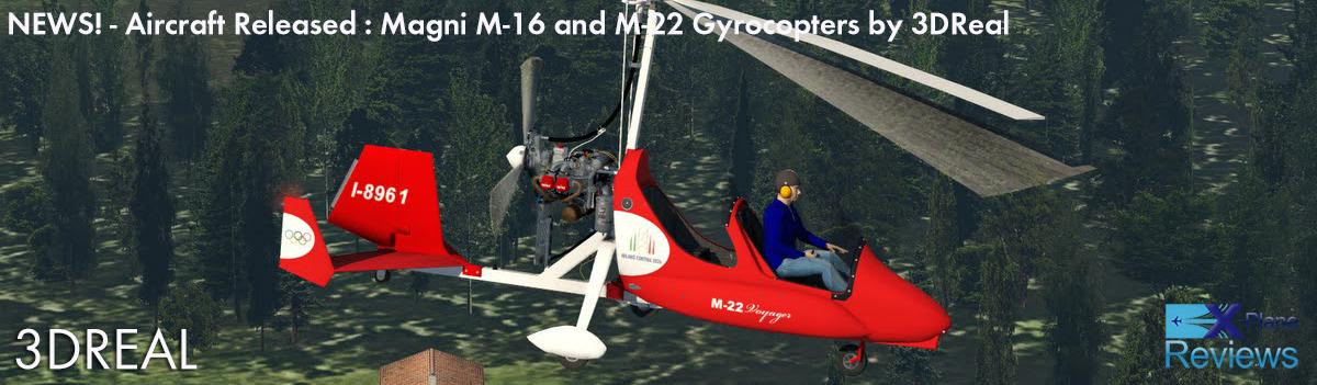 NEWS! - Aircraft Released : Magni M-16 and M-22 Gyrocopters by 3DReal ...