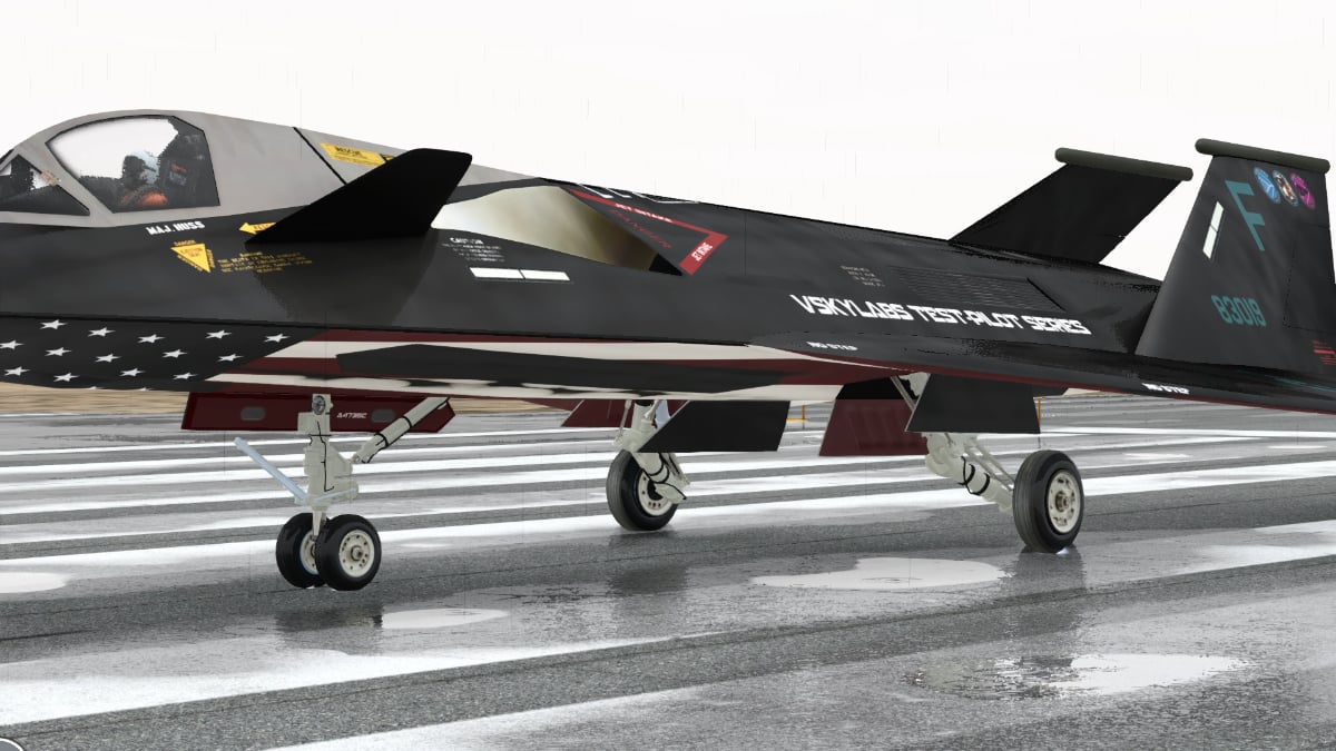Aircraft Review: VSKYLABS F-19 Stealth Fighter for X-Plane 12 ...