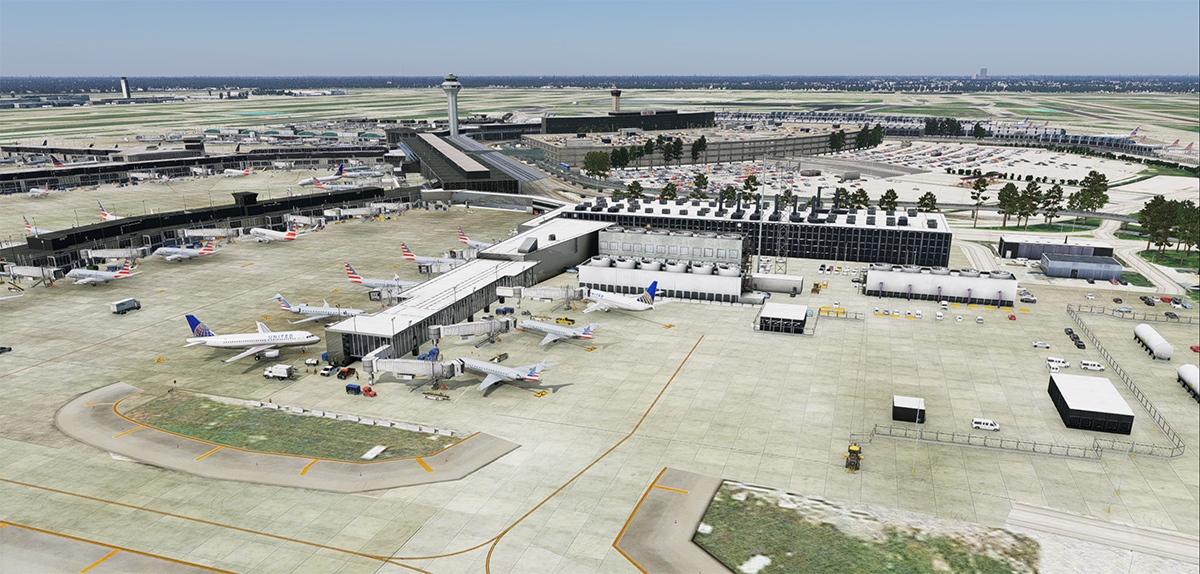 Scenery Review - KORD Chicago O'Hare International Airport v4 XP12 by ...