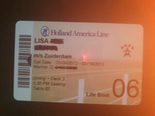 Cabin Key Card questions... - Holland America Line - Cruise Critic ...