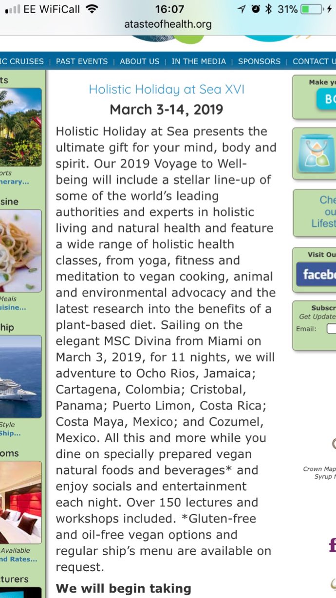 Next Years Holistic Holiday at Sea Dates - Page 2 - MSC Cruises ...