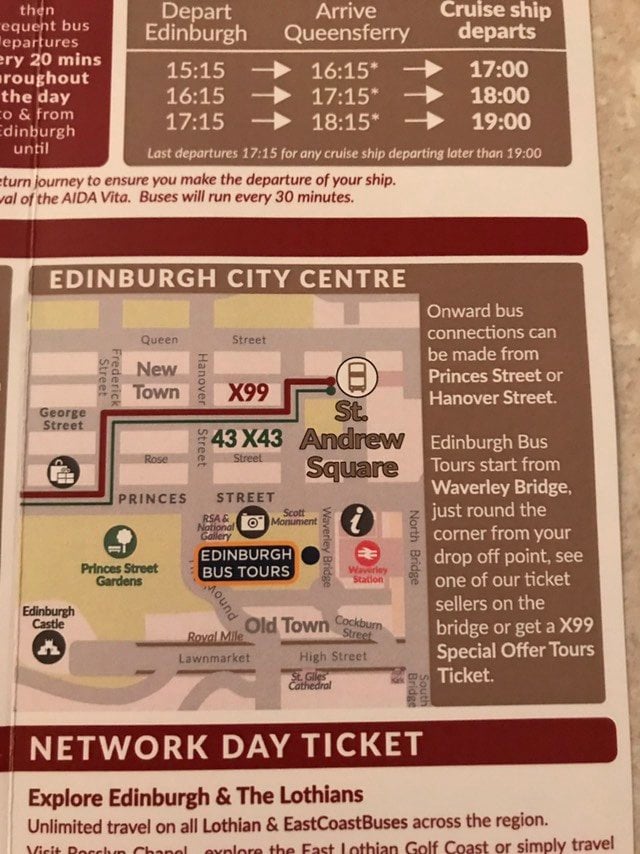 Edinburgh Grand 24 HoHo buses - British Isles/Western Europe - Cruise ...