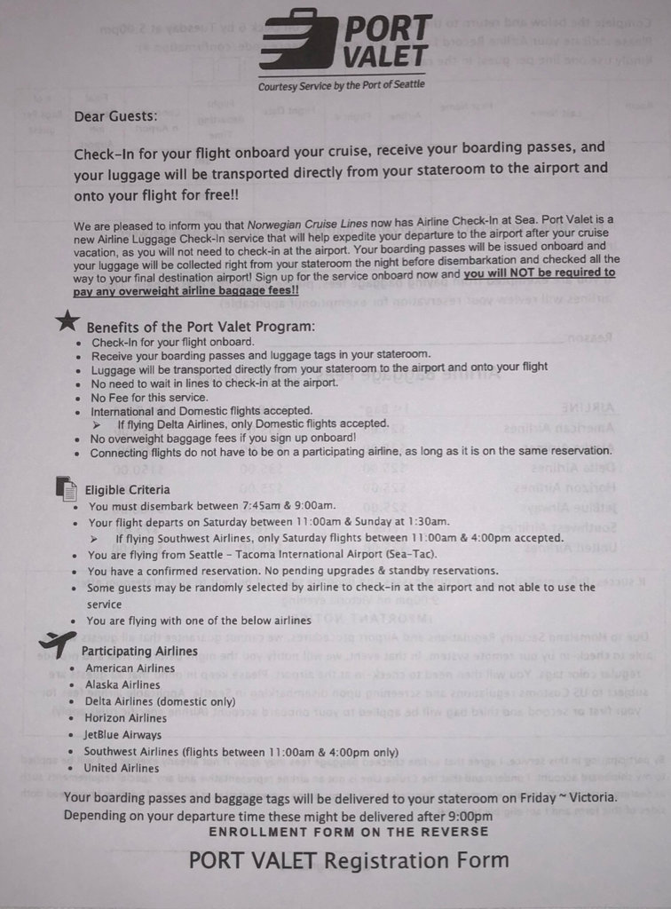 Disembarkation In Seattle - Norwegian Cruise Line - Cruise Critic Community