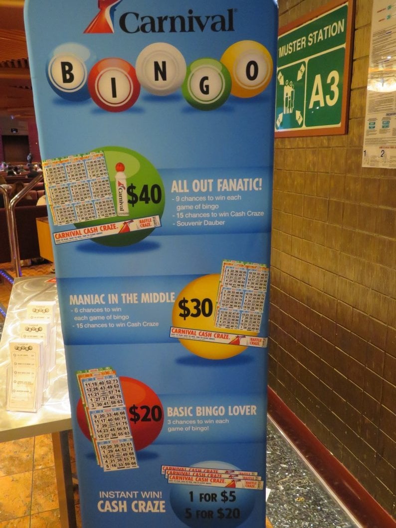 carnival cruise bingo on board rates - Carnival Cruise Lines - Cruise ...