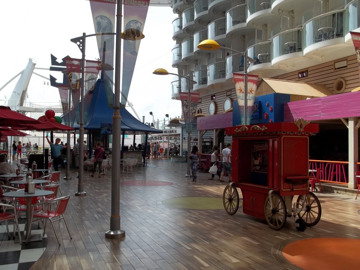 Experience with Boardwalk View Interior cabins on Oasis-class ships ...