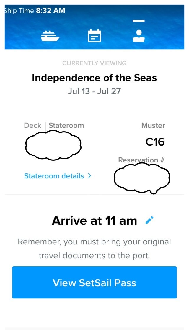 Seapass on the RCI App??? - Royal Caribbean International - Cruise ...