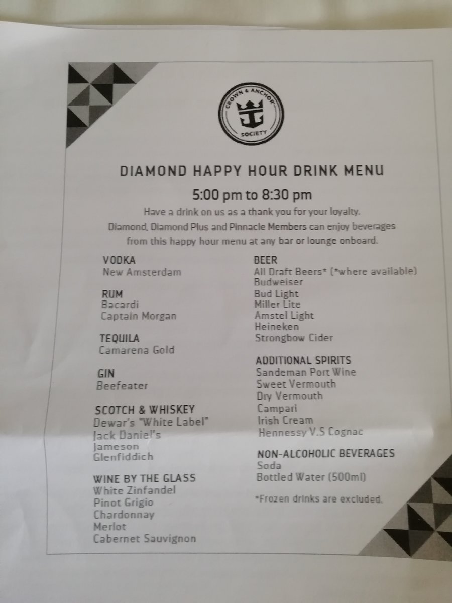 Diamond Happy Hour - Royal Caribbean International - Cruise Critic ...