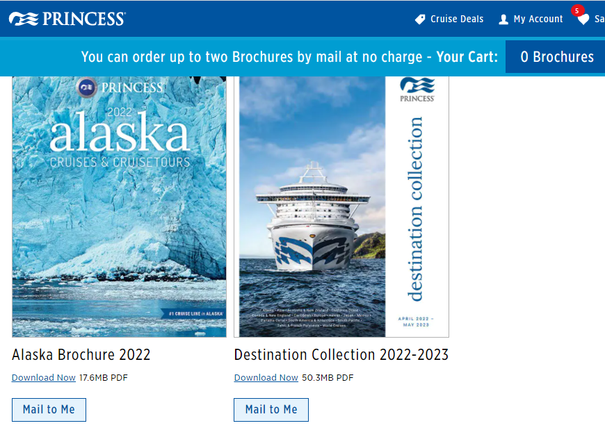 "Destination Collection" (aka Cruise Atlas) and other cruise brochures ...