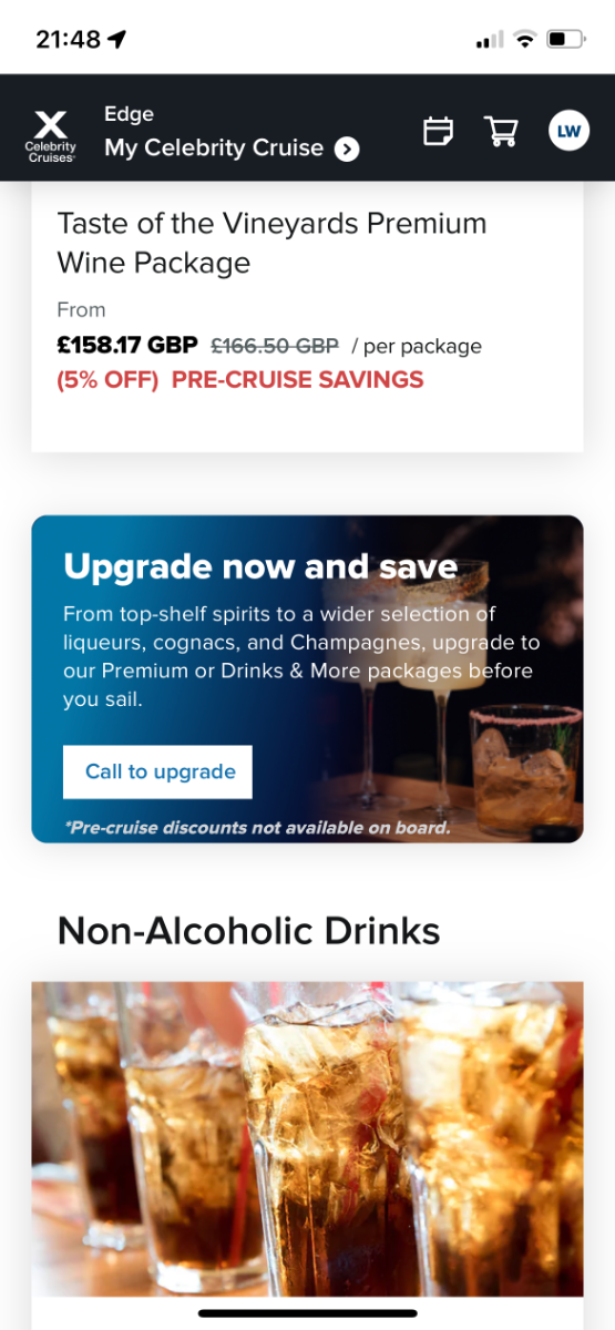 Celebrity Upgrade Drink Package 60 Photos - Moonagedaydream.film