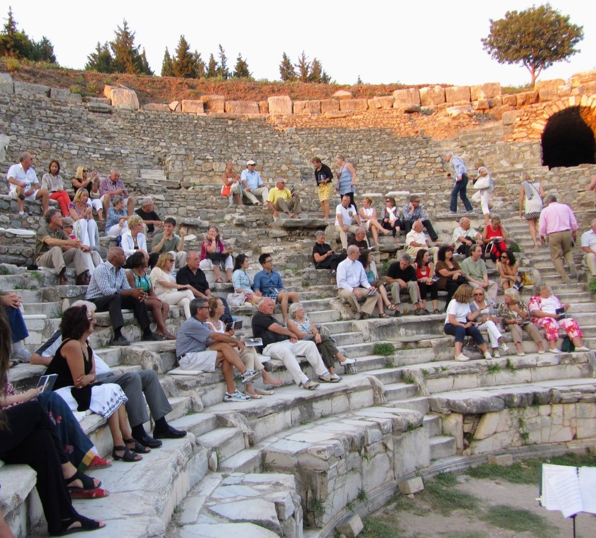 optional evening concert in Ephesus in addition to earlier same day ...