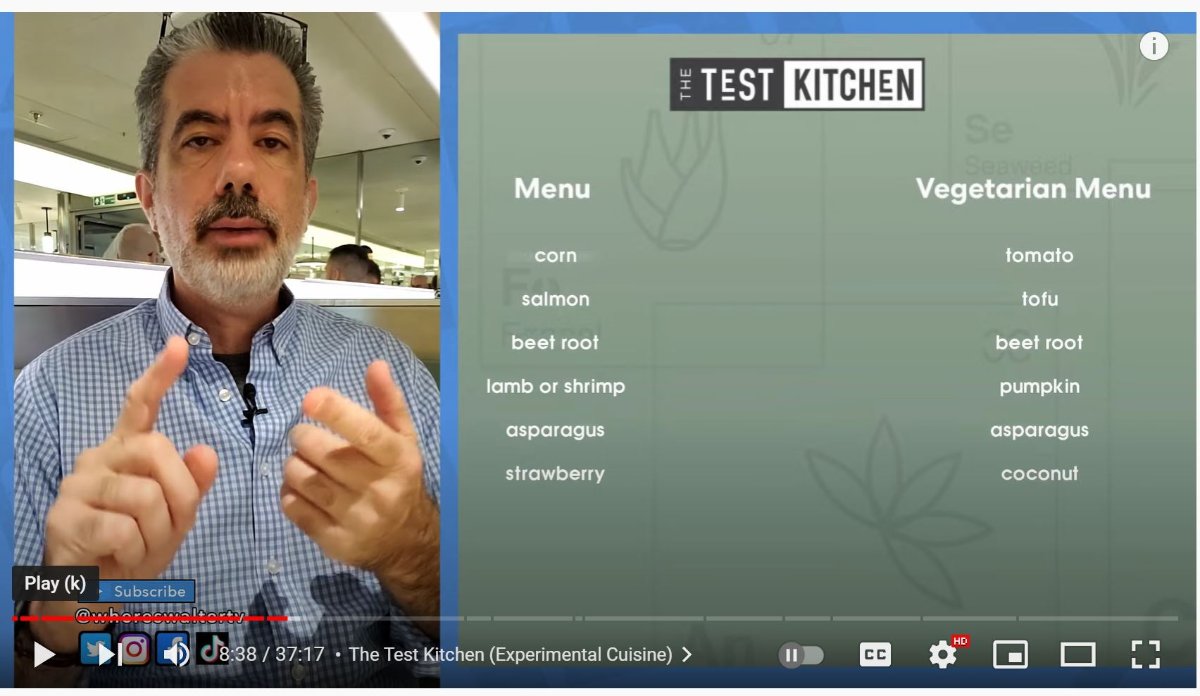 Test Kitchen - change of menu? - Virgin Voyages - Cruise Critic Community
