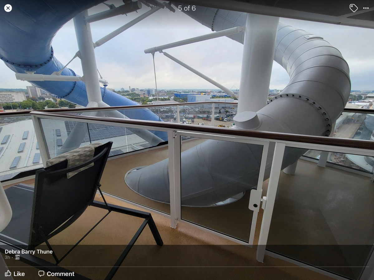BEWARE! NCL PRIMA SLIDES OBSTRUCTING BALCONY VIEWS INCLUDING HAVEN ...