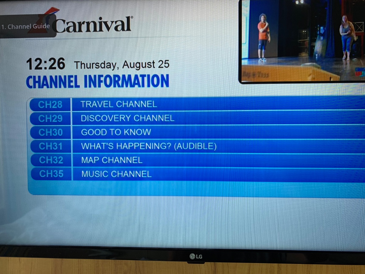 TV - Carnival Cruise Lines - Cruise Critic Community