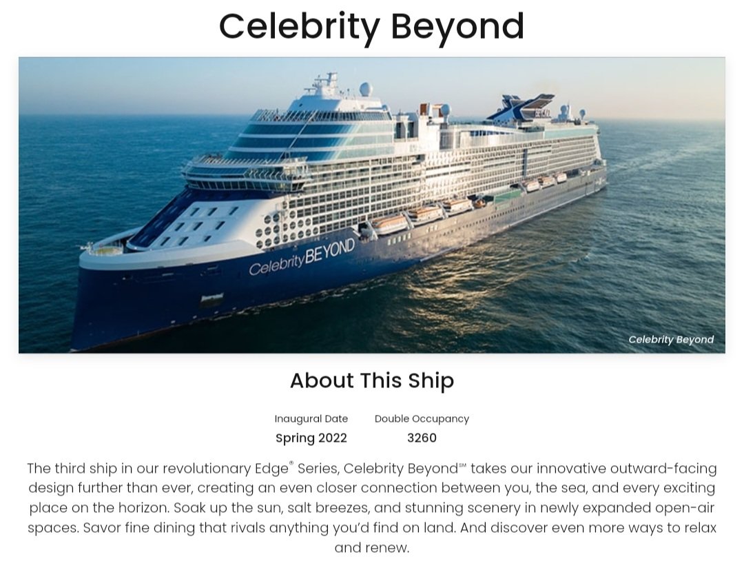Celebrity Beyond Inaugural Sailing 60 Photos - Moonagedaydream.film