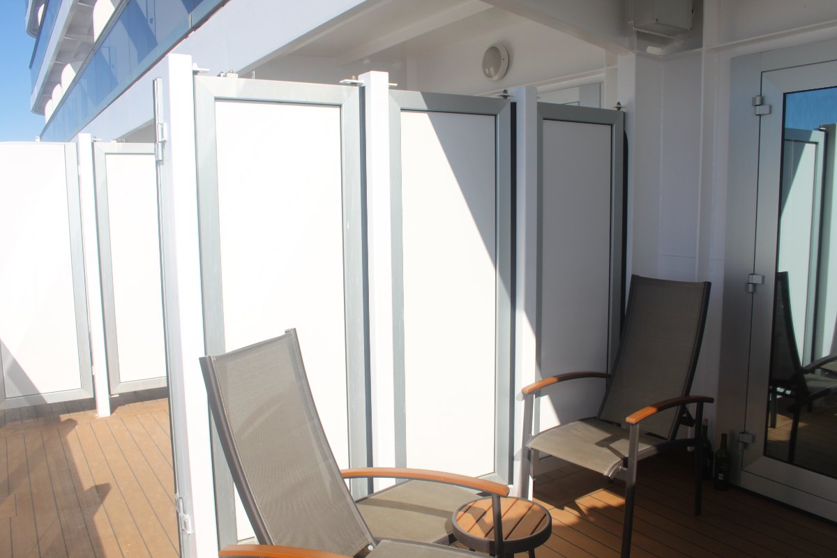 Do balcony dividers on any HAL ships open? - Holland America Line ...