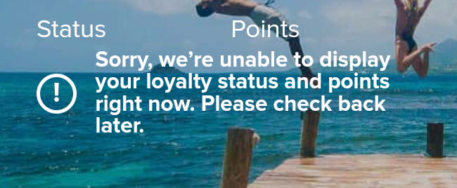 Crown & Anchor status/points not showing - Royal Caribbean ...