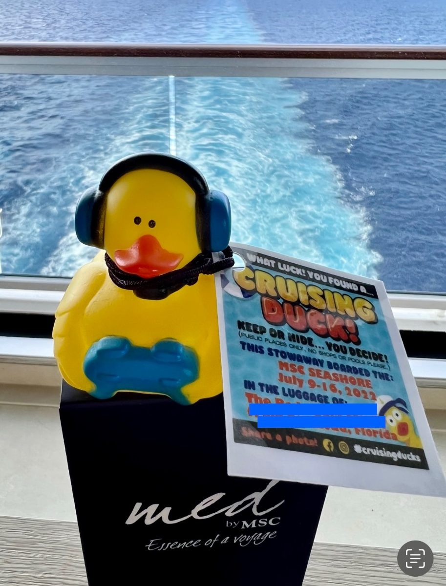 rubber ducks?? - MSC Cruises - Cruise Critic Community