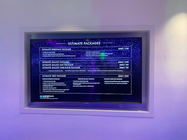Arcade Package - Norwegian Cruise Line - Cruise Critic Community