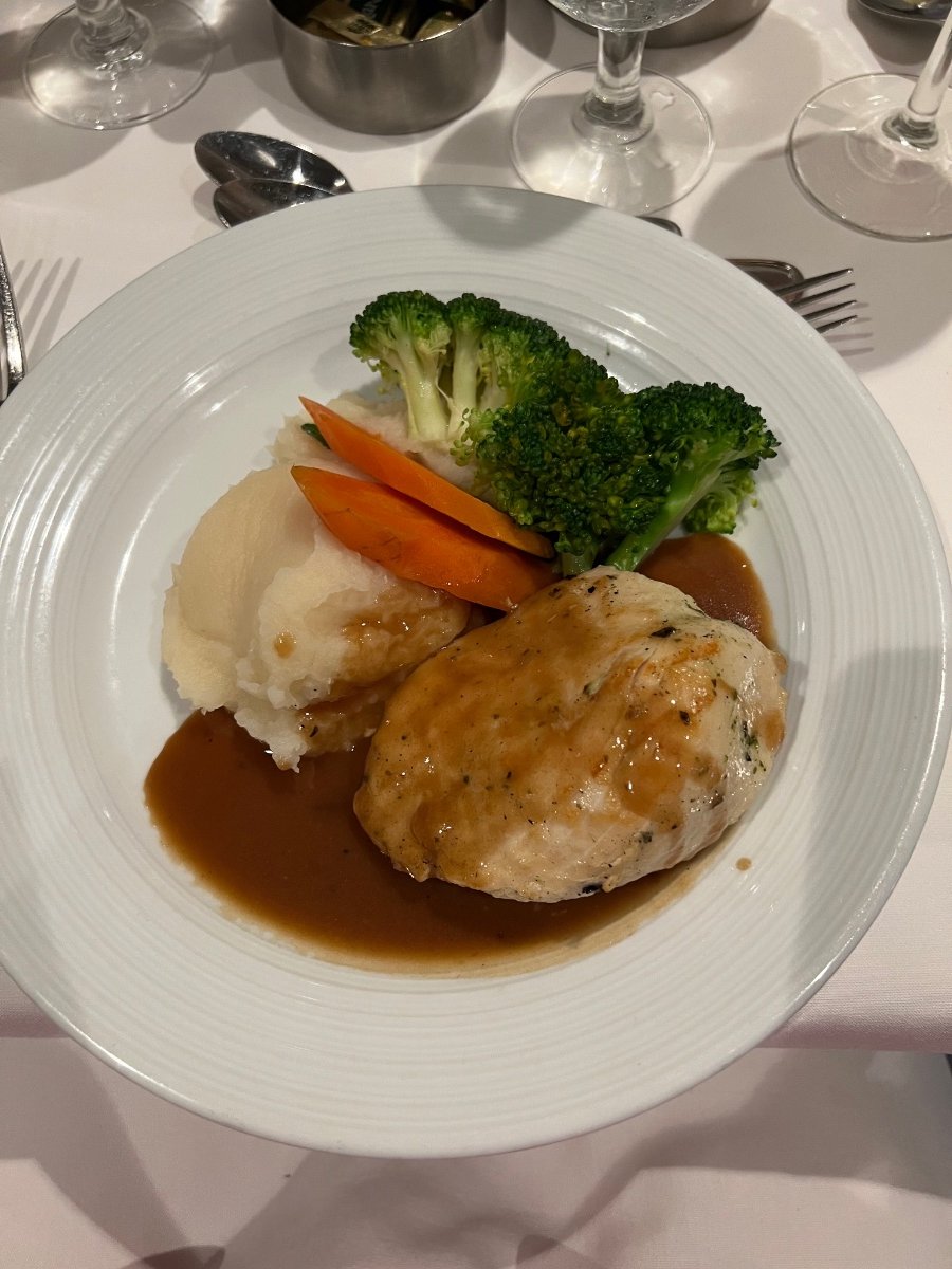 Wonder - MDR - Grilled chicken as option on Welcome Aboard Menu - Royal ...