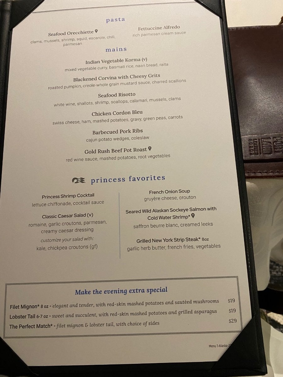 Wine list - Princess Cruises - Cruise Critic Community
