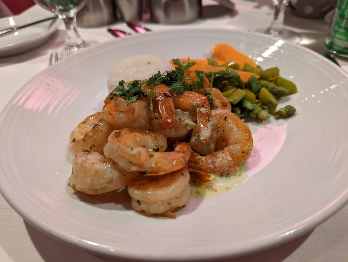 Caribbean night-is the cocunut shrimp, garlic prawns good? - Royal ...
