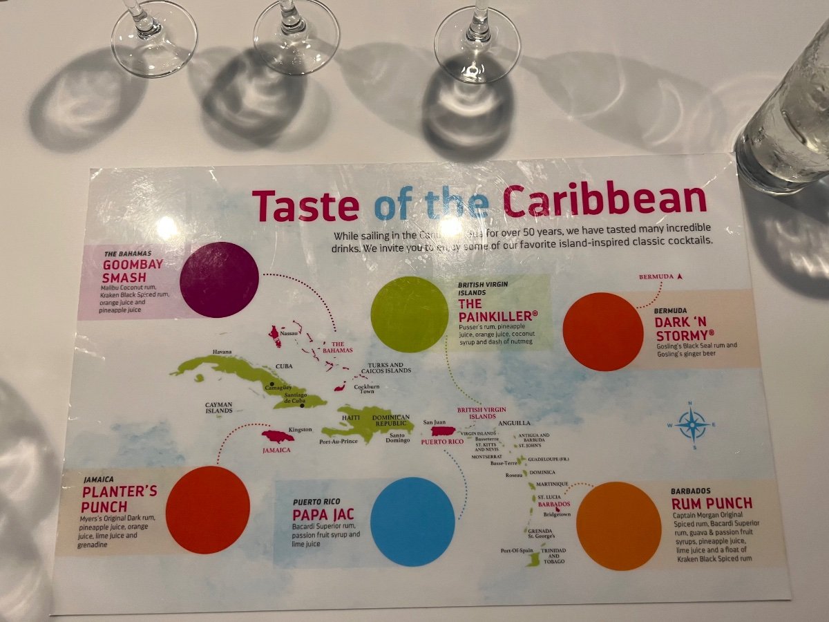 Taste of the Caribbean Tropical Drink Tasting Evet - Royal Caribbean ...