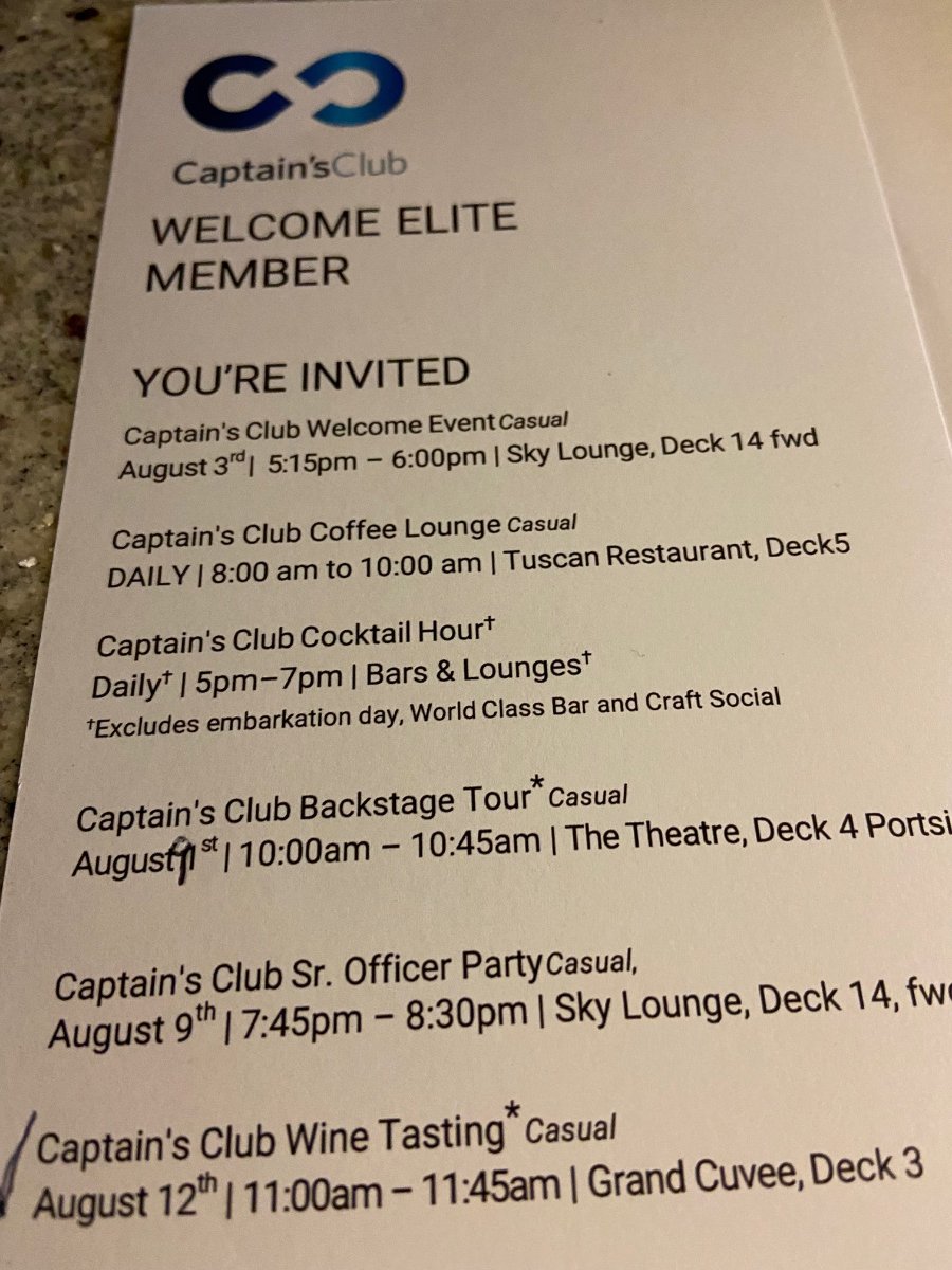 Elite breakfast - Celebrity Cruises - Cruise Critic Community