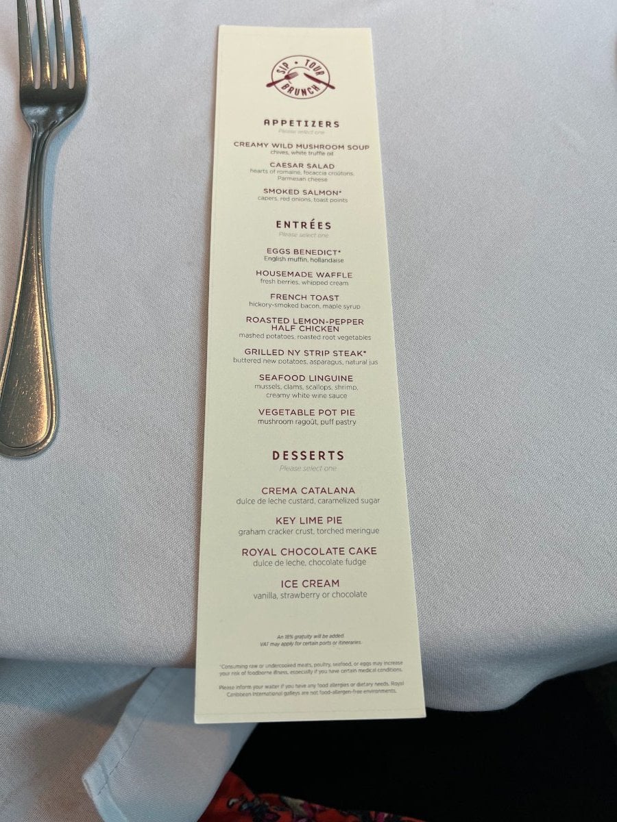 Sip. Tour. Brunch - Royal Caribbean International - Cruise Critic Community
