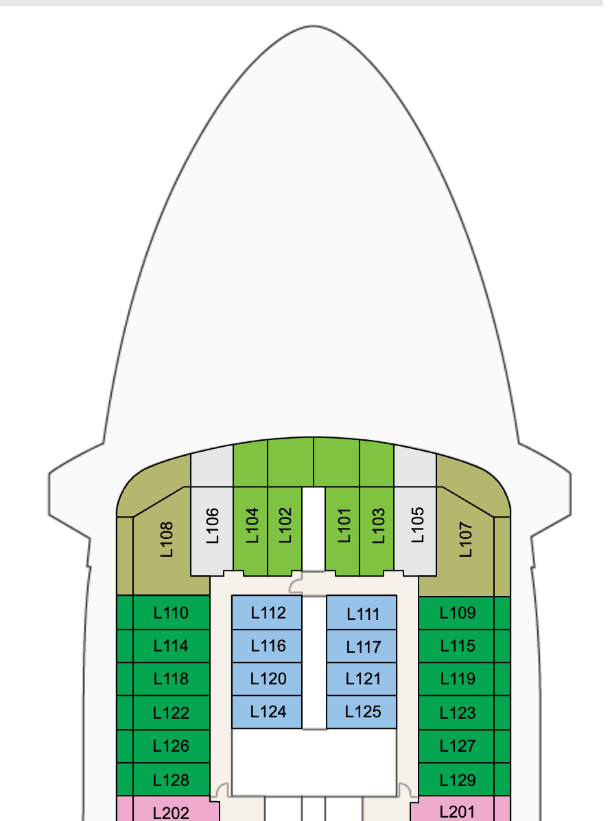 So you're wondering about L107/108, M107/108 on Royal Class ships ...
