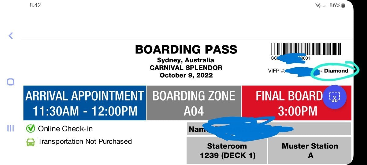 Platinum Check-in - Carnival Cruise Lines - Cruise Critic Community
