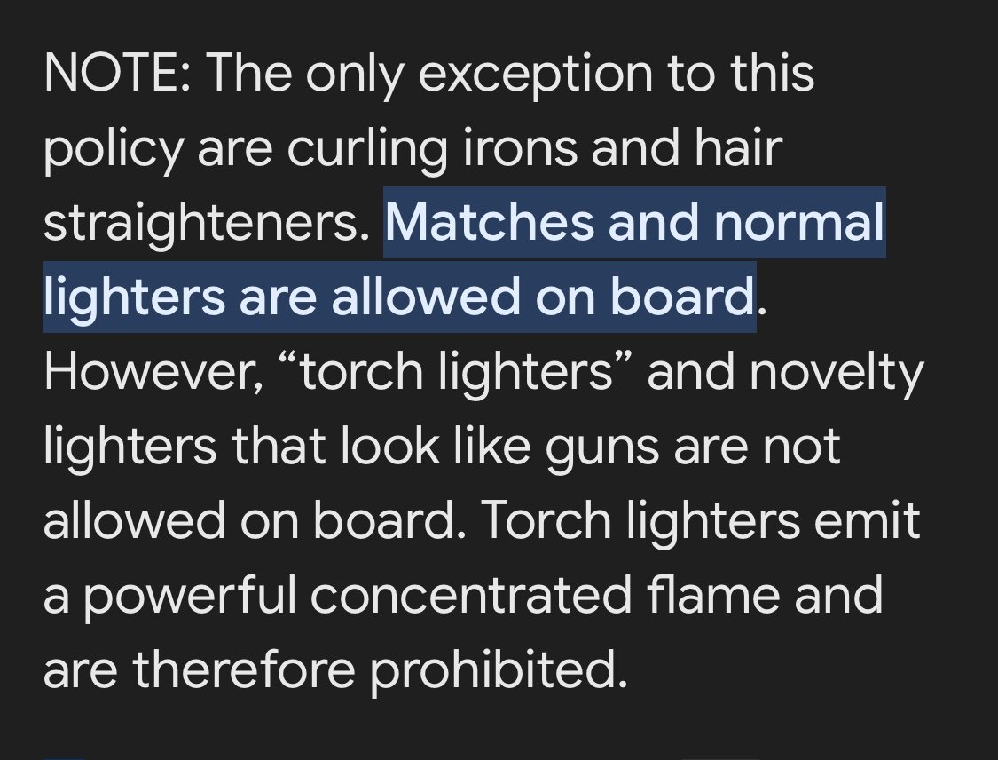 Cigar questions: Rules about bringing lighters, cutters on board ...