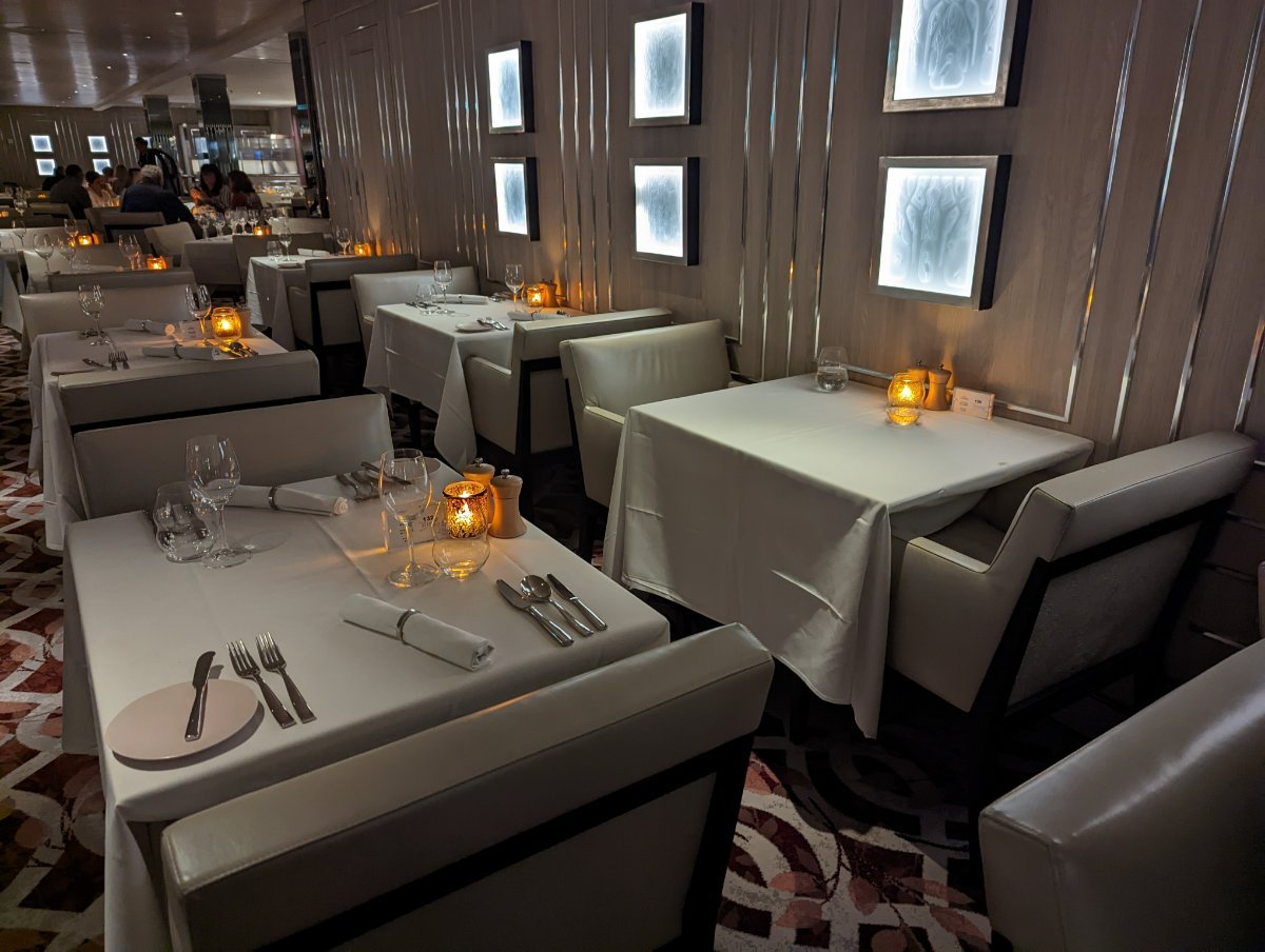 E Class MDR tables for 2 vs S Class - Celebrity Cruises - Cruise Critic ...