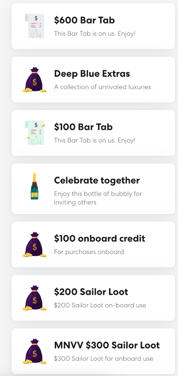 "Bar Tab" - Virgin Voyages - Cruise Critic Community