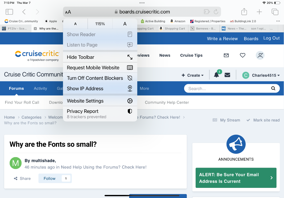 Why are the Fonts so small? - Need Help Using the Forums? Check Here ...