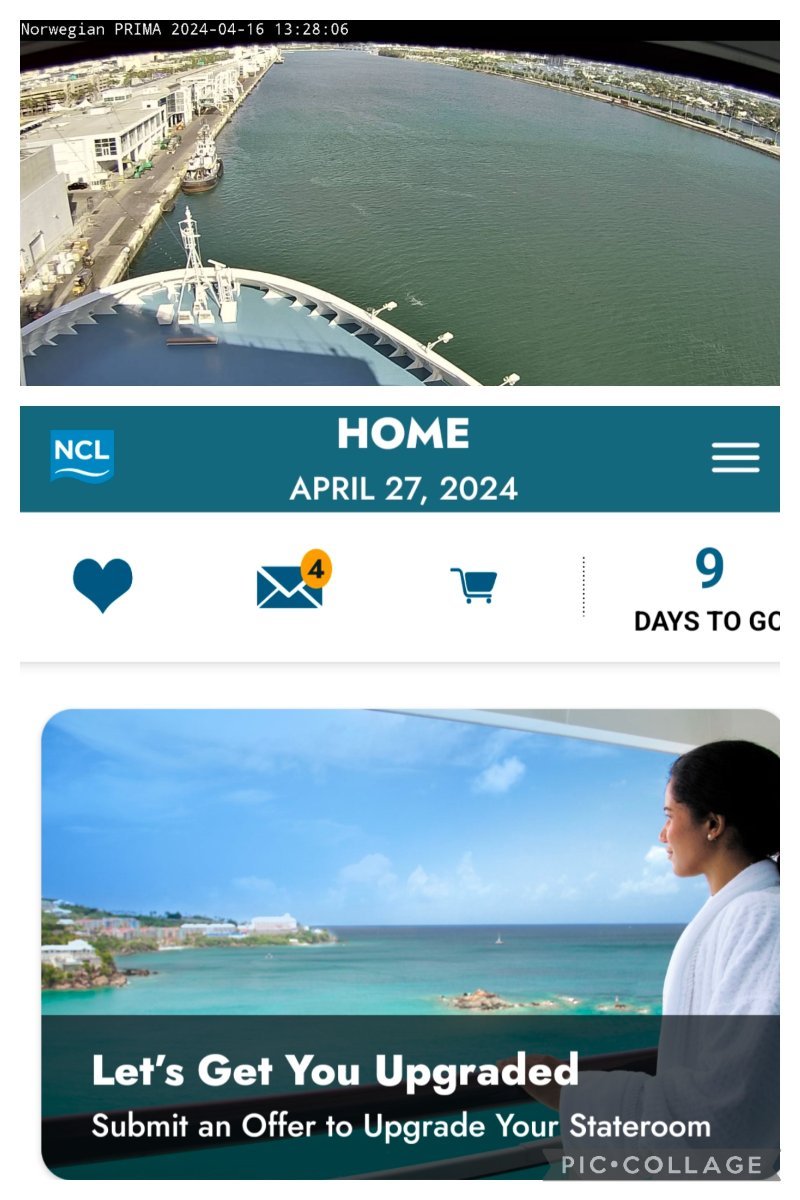 NCL Prima eastbound 15 days TA (Live) 27 Apr, 2024 - N.Y. to ...