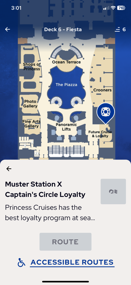 Can I see my muster station well in advance? - Princess Cruises ...