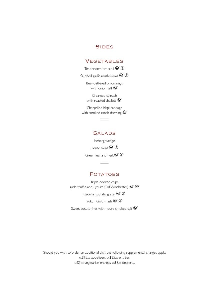 Queen Anne Sir Samuel’s sample menu - Cunard Line - Cruise Critic Community