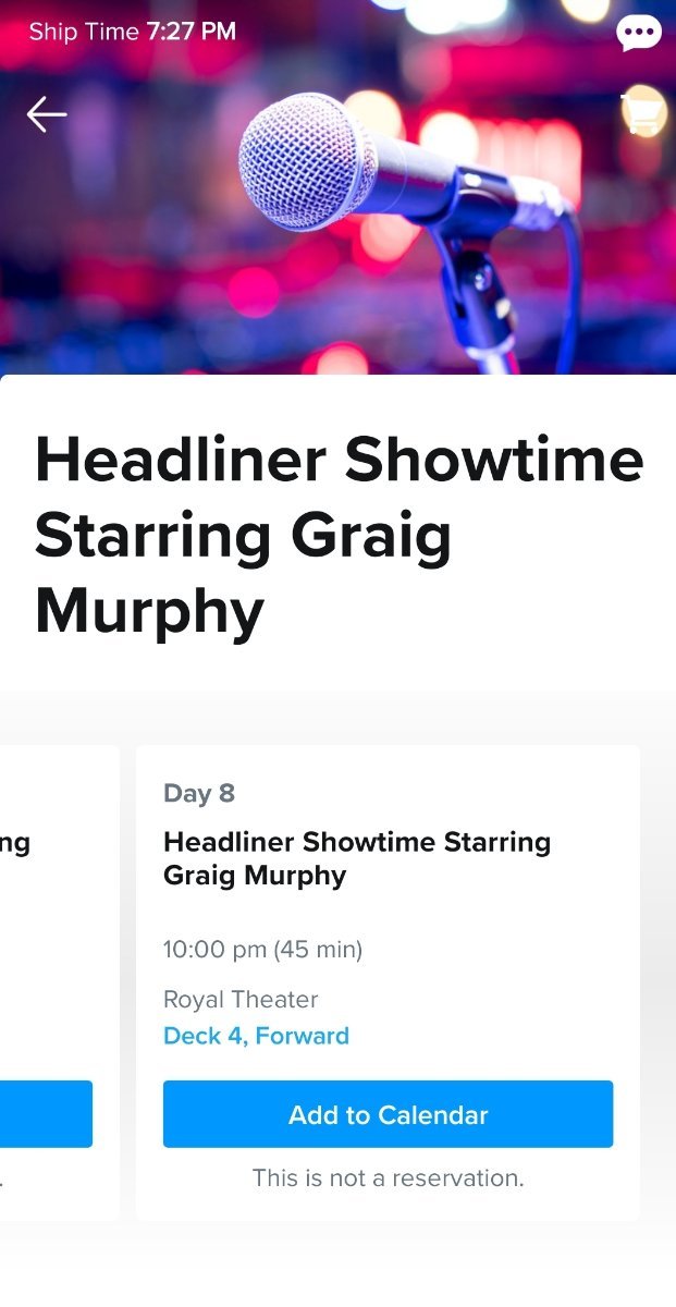 Help Finding Out Comedian Name - Royal Caribbean International - Cruise ...