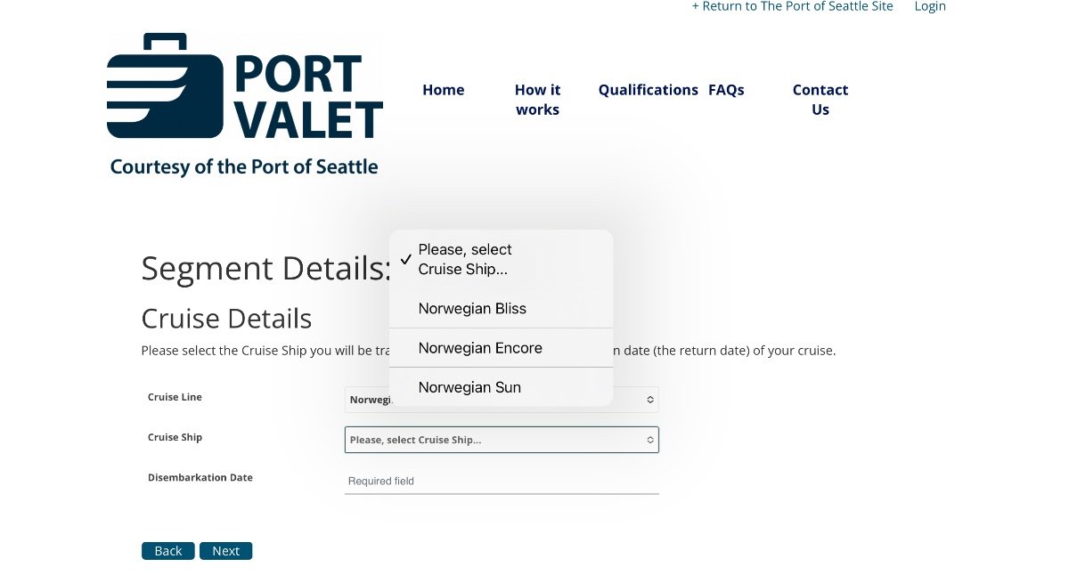 Port Valet Seattle Discontinued - Norwegian Cruise Line - Cruise Critic ...