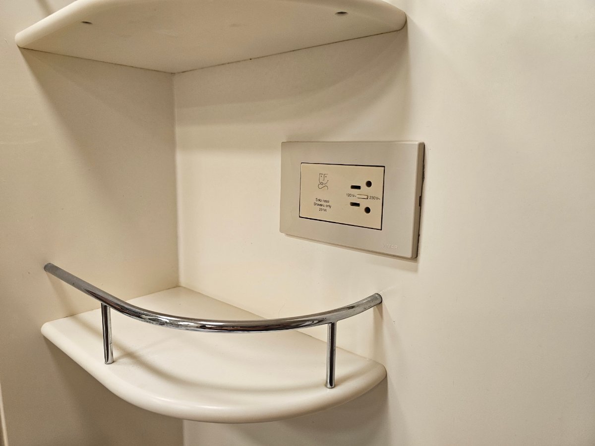 Power Outlets in Oceanview Cabin P247 on Emerald Princess - Princess ...