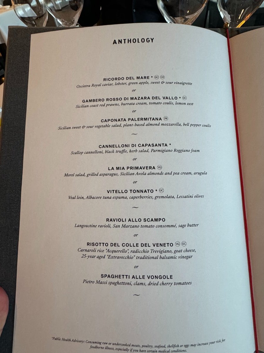 New anthology menu and wine options - Explora Journeys - Cruise Critic ...