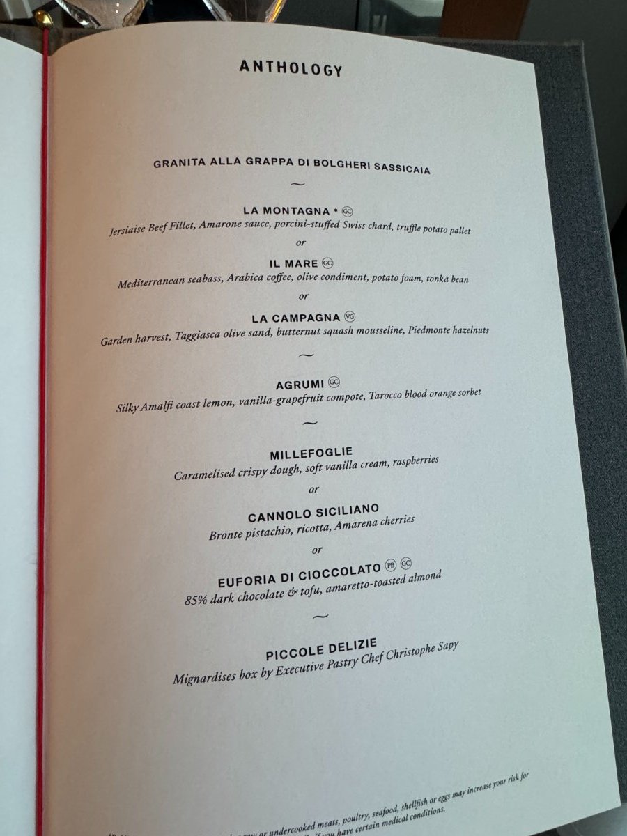 New anthology menu and wine options - Explora Journeys - Cruise Critic ...