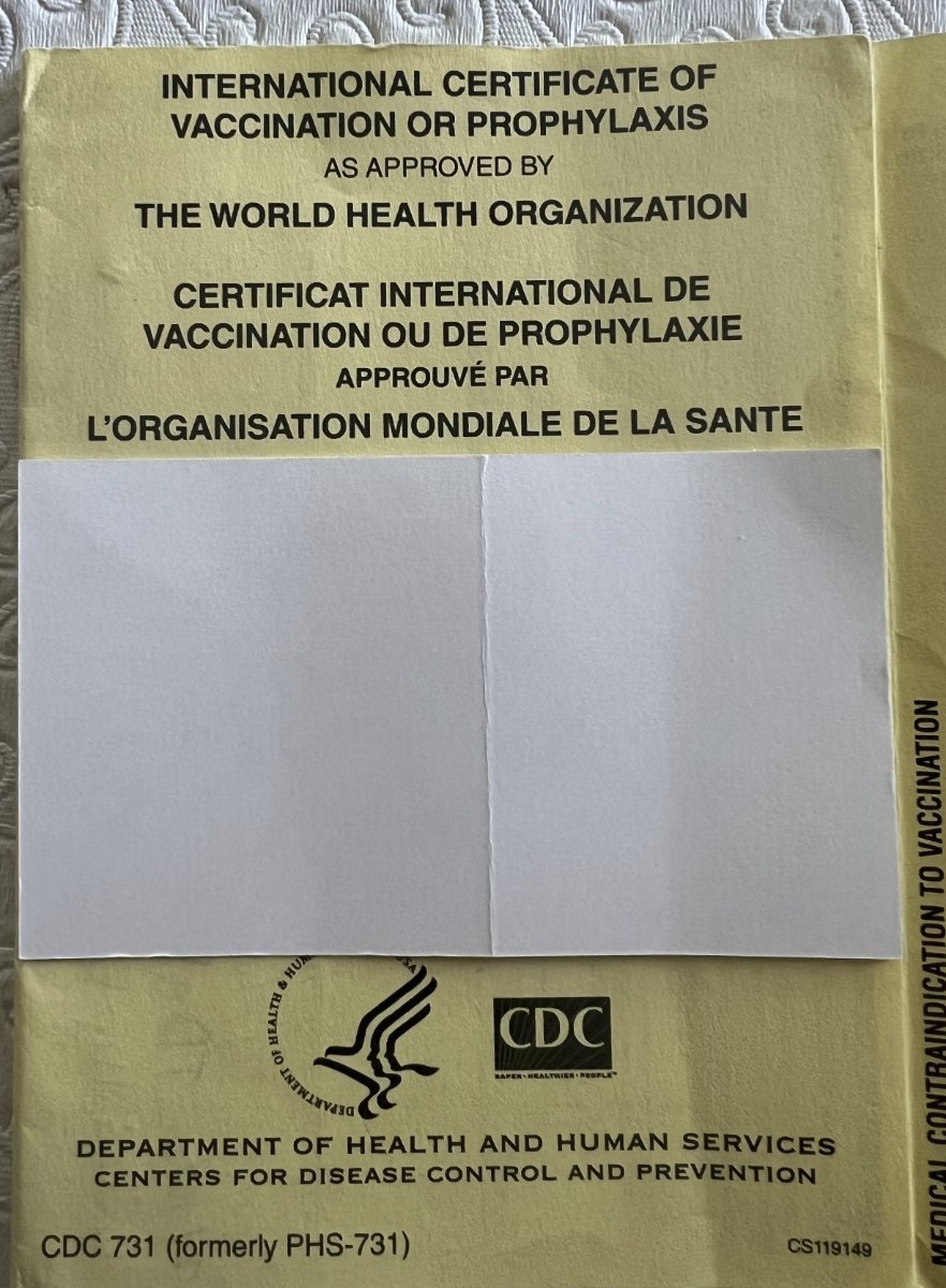 Yellow Fever Vaccination - Regent Seven Seas Cruises - Cruise Critic ...